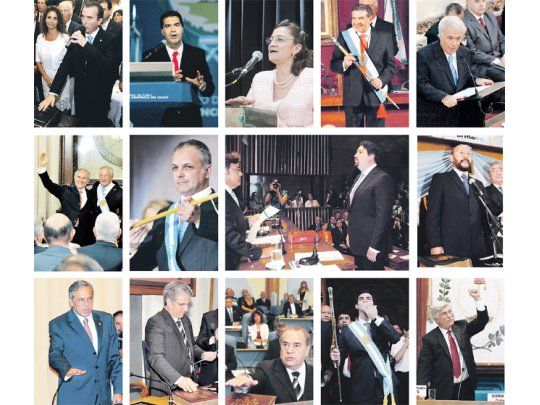 Con promesas de diálogo y alerta por paros, juraron 17 gobernadores