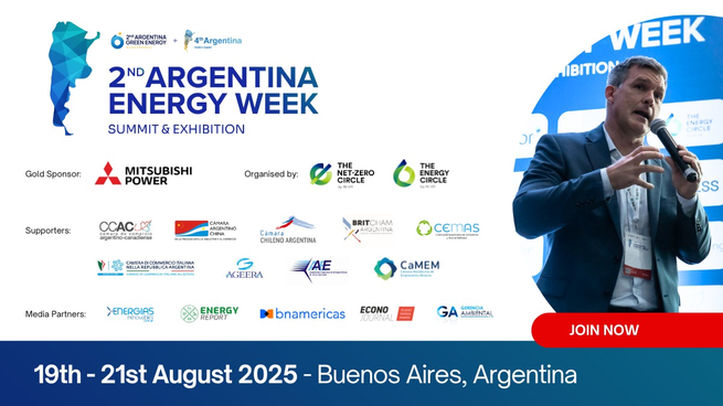 Lanzan la segunda edición de Argentina Energy Week Summit & Exhibition