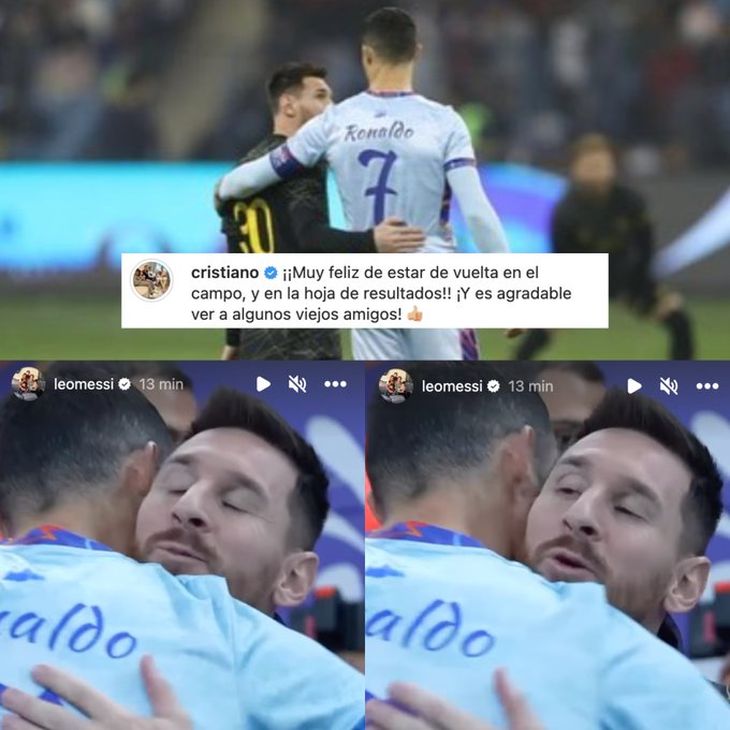 Al final se quieren: Messi y Cristiano compartieron imágenes juntos