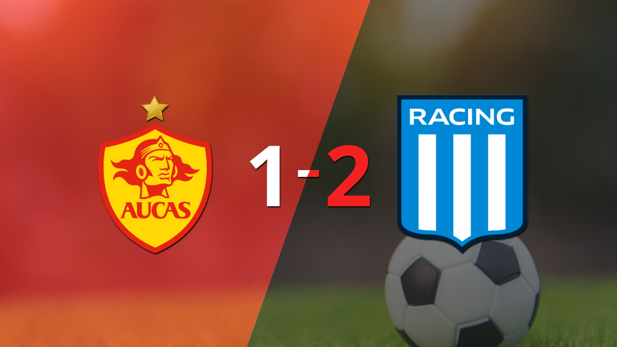 Aucas cayó 2-1 en casa frente a Racing Club