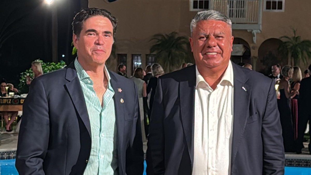 Chiqui Tapia en la mansión de Donald Trump de Mar-a-Lago: una foto para ...