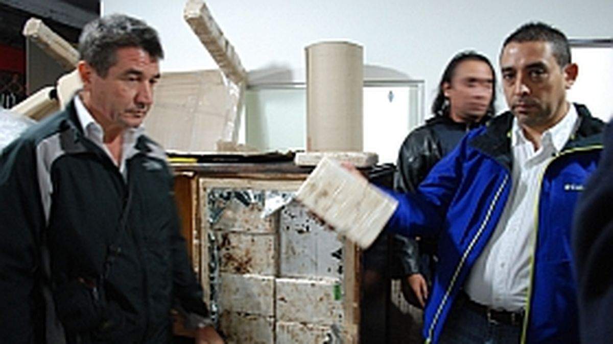 Incautan 280 kilos de cocaína listos para salir a España