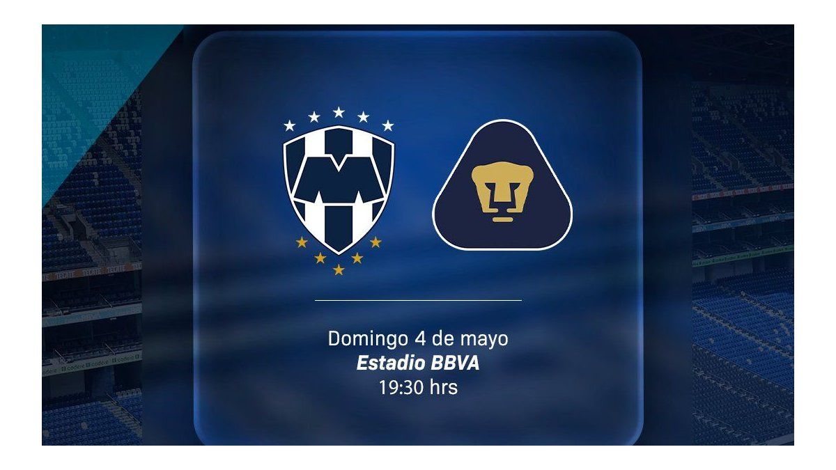 Monterrey vs. Pumas: día, hora y por dónde ver el partido definitivo ...