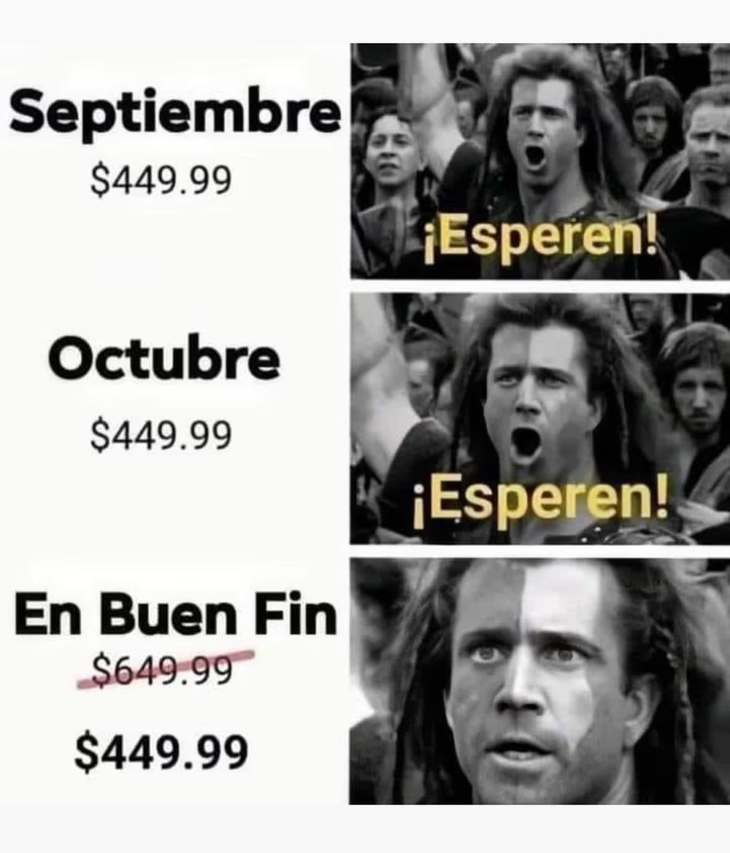Los MEJORES MEMES por las ofertas de El Buen Fin 2024