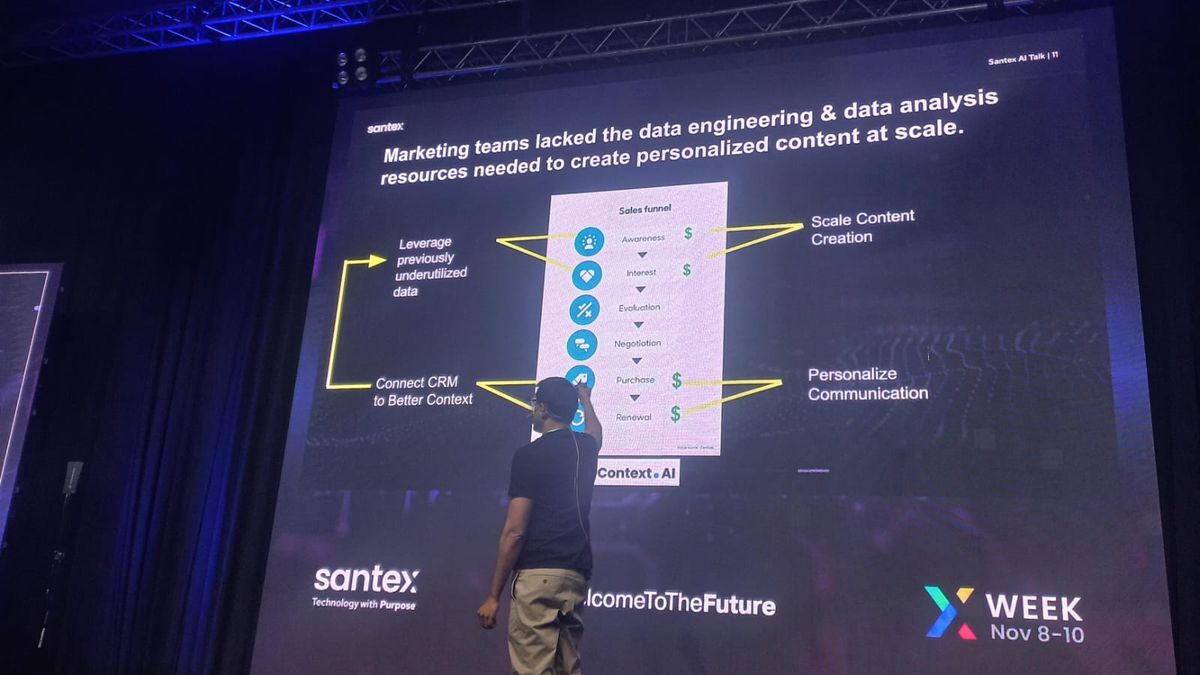 Sumit Jay Sen en el SantexWeek: En un futuro habrá visión, escucha y ...