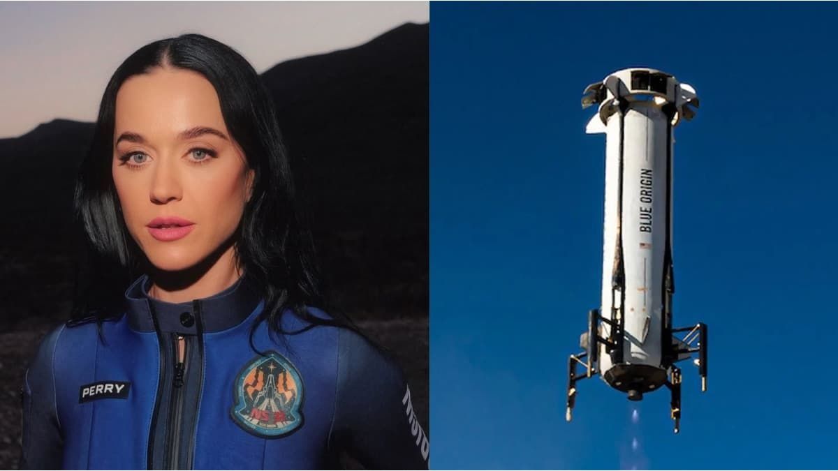 Katy Perry llegó al espacio tras el exitoso lanzamiento de Blue Origin