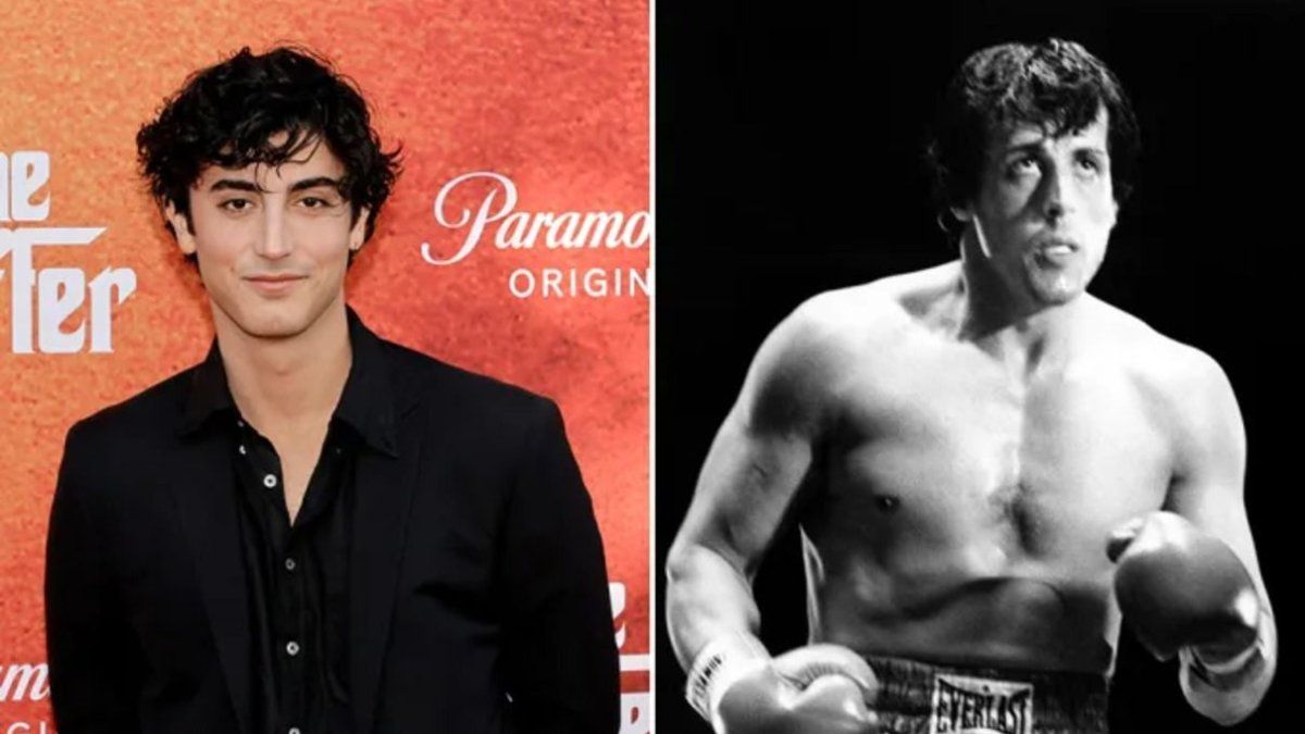 Difundieron la primera imagen oficial de Anthony Ippolito como Sylvester Stallone en la película ...