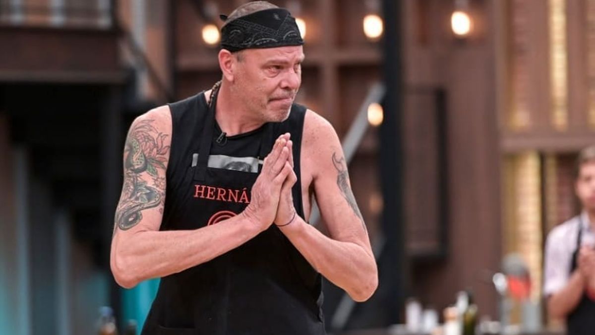 El loco Montenegro, afuera de Masterchef tras unos fallidos fideos