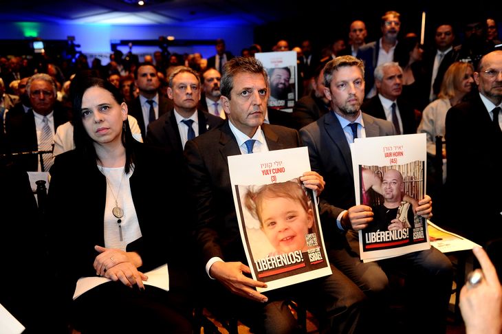 Con Massa entre los invitados, la DAIA celebró su encuentro anual y repudió los ataques de Hamas