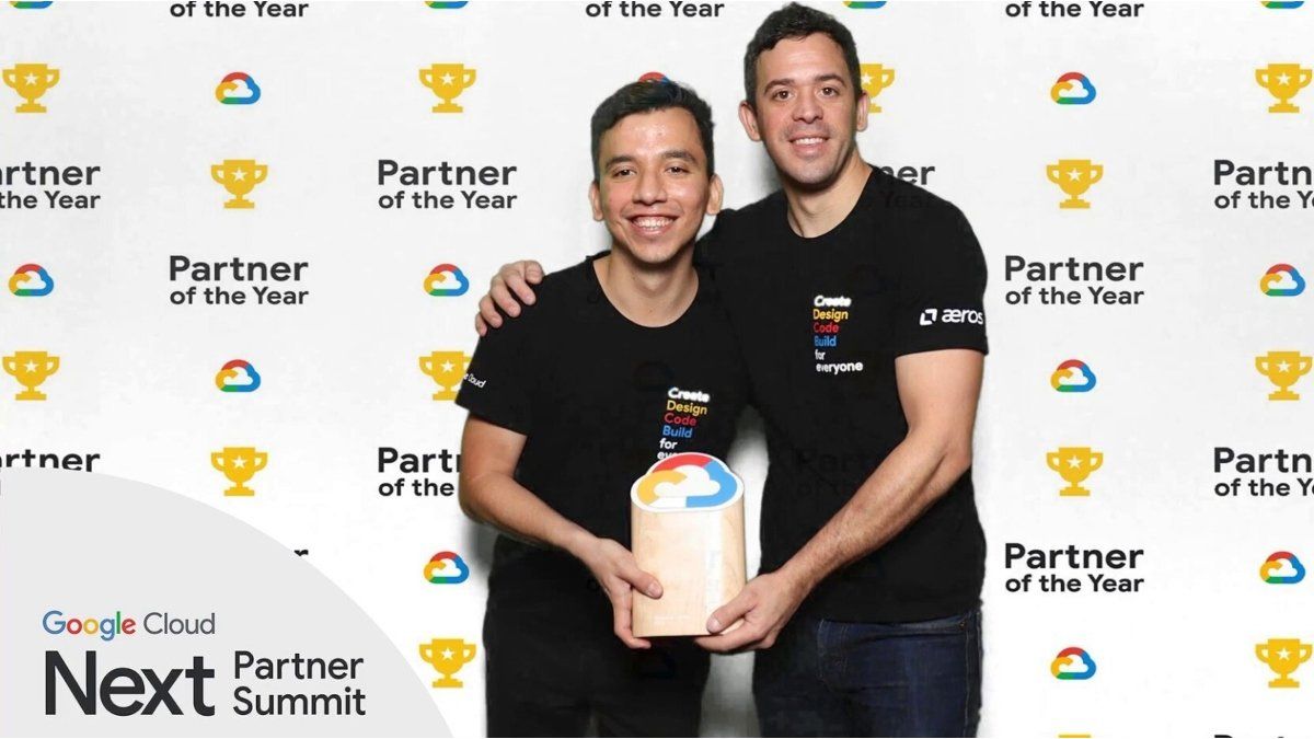 aeros ganó el Premio Google Cloud Partner of the Year