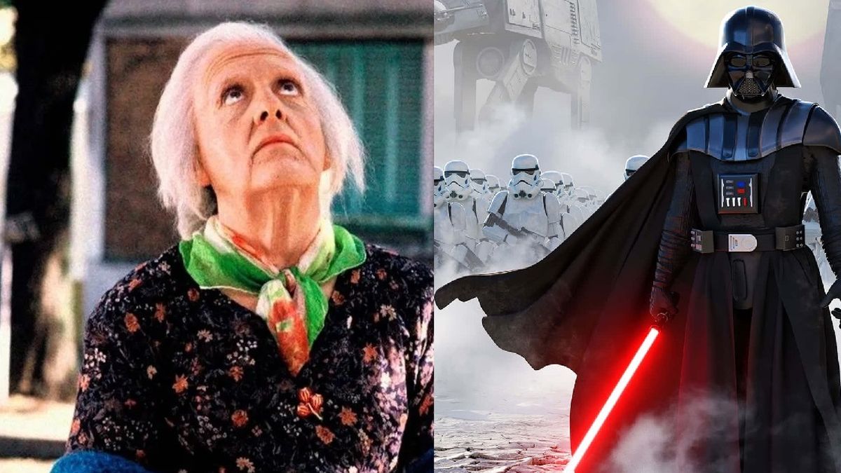 Mamá Cora y Darth Vader, unidos por dos celebraciones