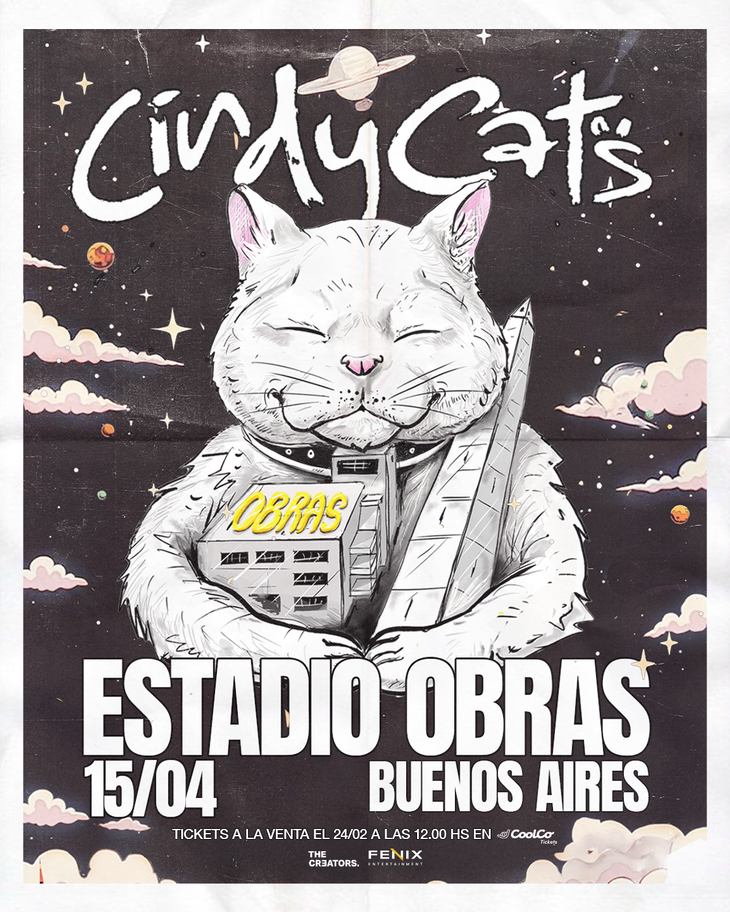 Cindy Cats vuelve al Estadio Obras: cuándo y dónde comprar las entradas