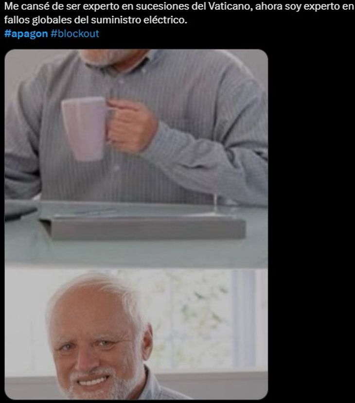 Los memes del apagón que afecta a España, Portugal y Francia inundaron ...