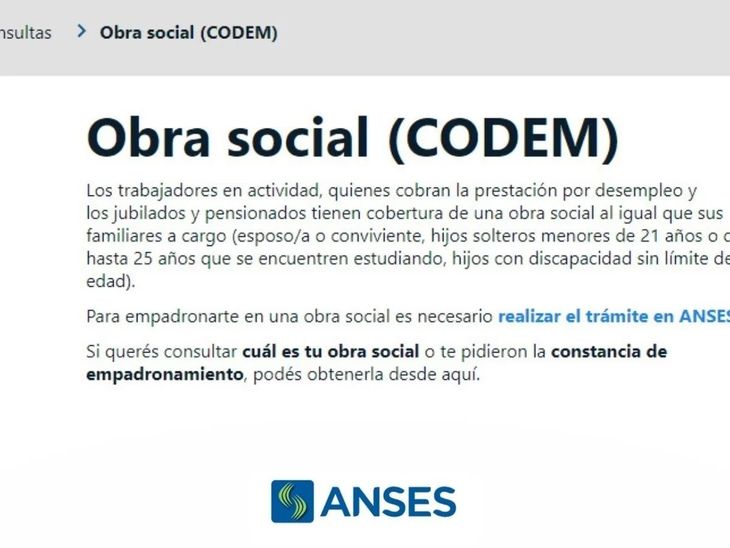 ANSES CODEM: en qué consiste y cómo solicitarlo