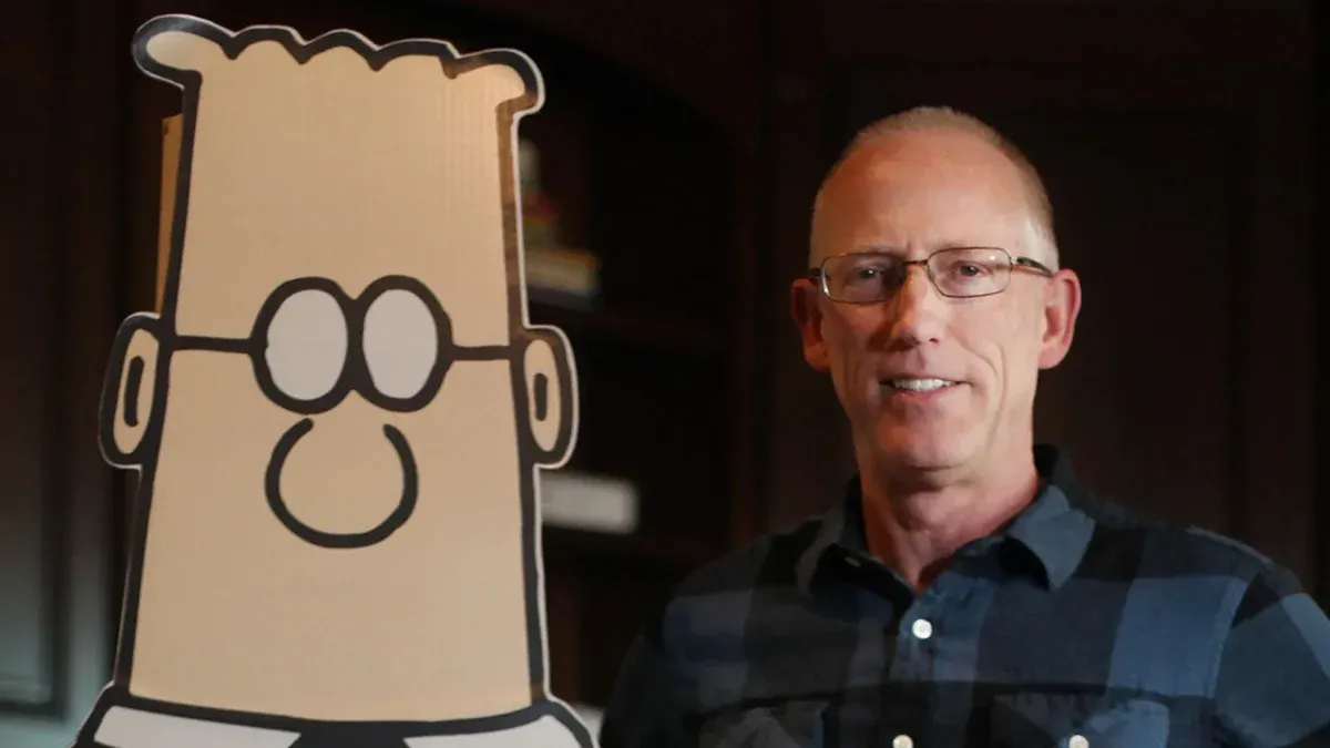Murió el dibujante Scott Addams, creador de la tira cómica Dilbert