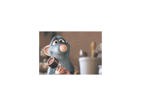 Rata chef con la sólida marca del estudio Pixar