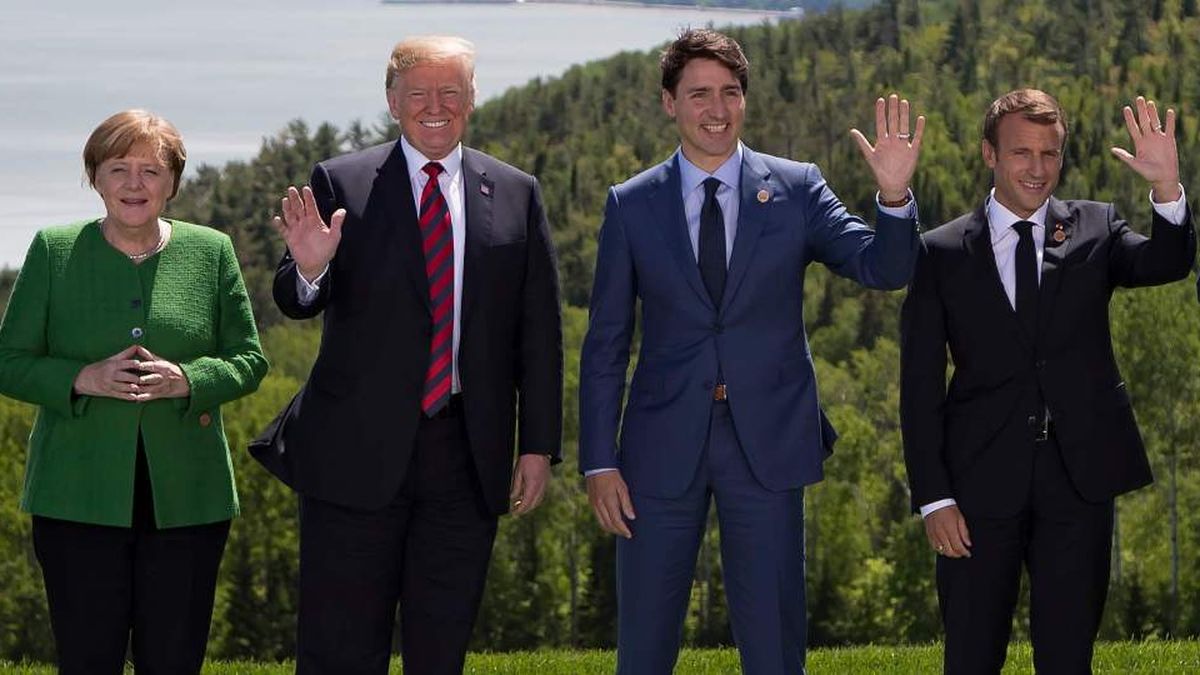 Merkel calificó de deprimente la decisión de Trump en G7 y Macron pidió ...