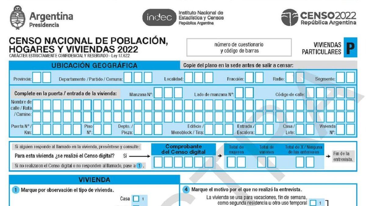 Censo 2022: todo lo que tenés que saber para realizar el trámite