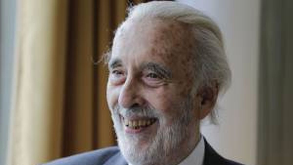 Murió a los 93 años Christopher Lee, un ícono del cine