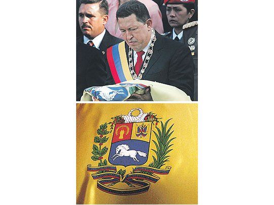 Rechazan la nueva bandera de Chávez