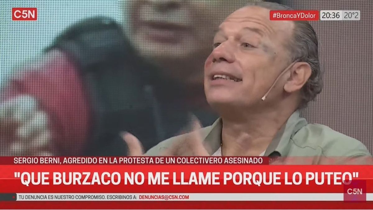 Sergio Berni: Que Burzaco no me llame porque se va a comer flor de puteada