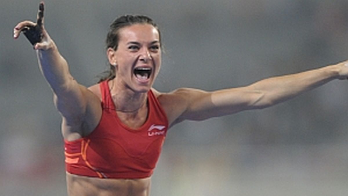 Isinbaeva volvió a competir con un sabor agridulce