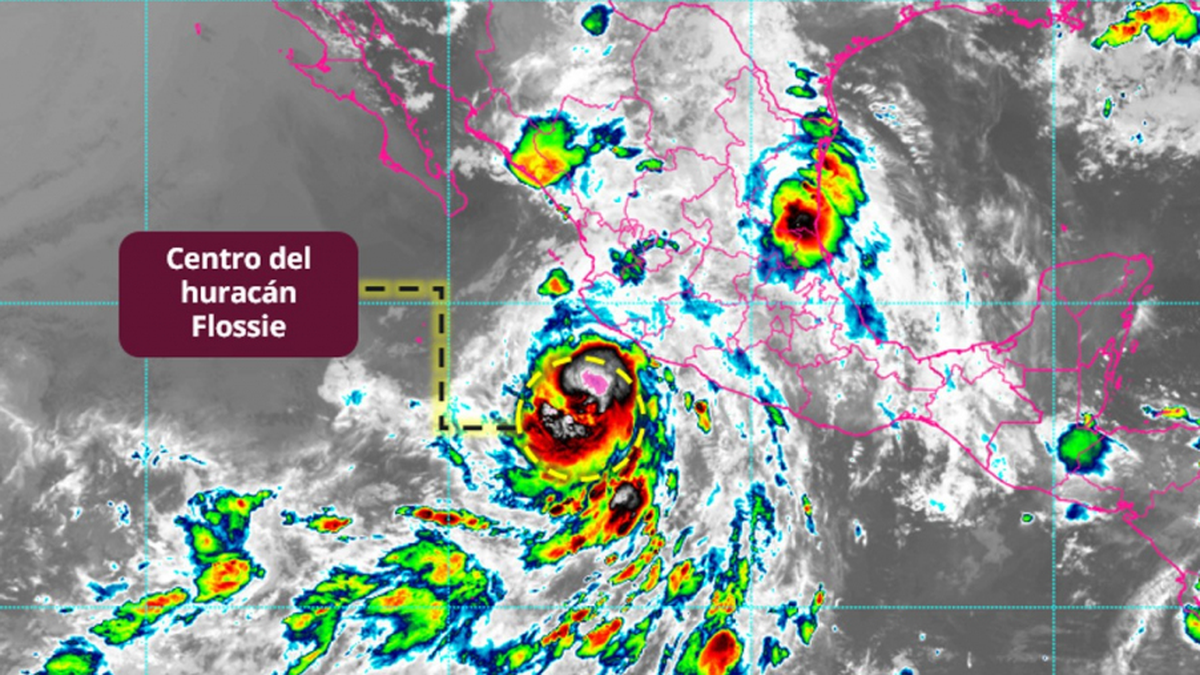 Huracán Flossie CATEGORÍA 3 en México: trayectoria minuto a minuto EN ...