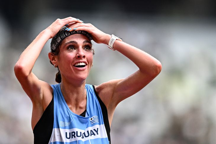 Julia Paternain logró la primera medalla de Uruguay en la historia de los mundiales de atletismo