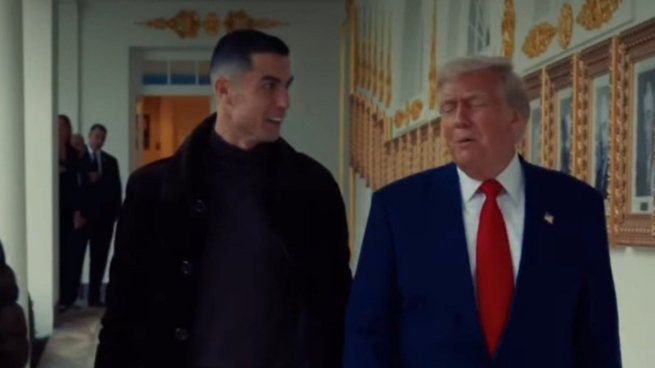 Cristiano Ronaldo visitó a Donald Trump en la Casa Blanca