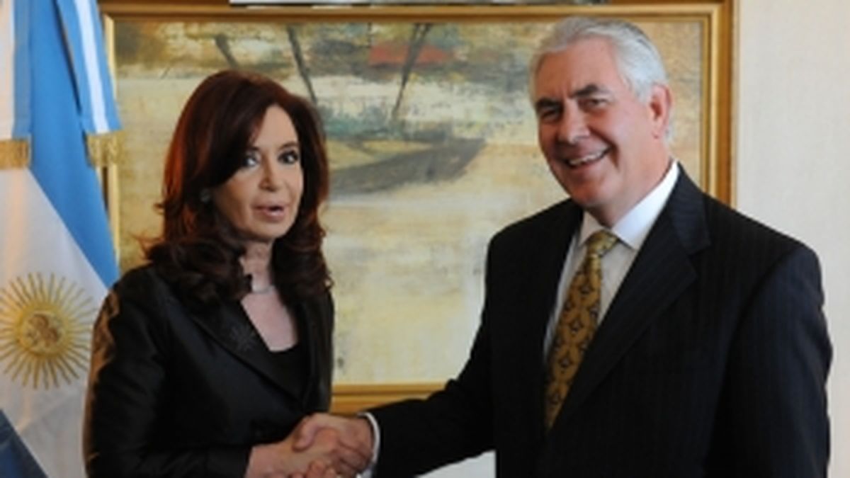 Cristina habló con el titular de Exxon sobre acelerar inversiones