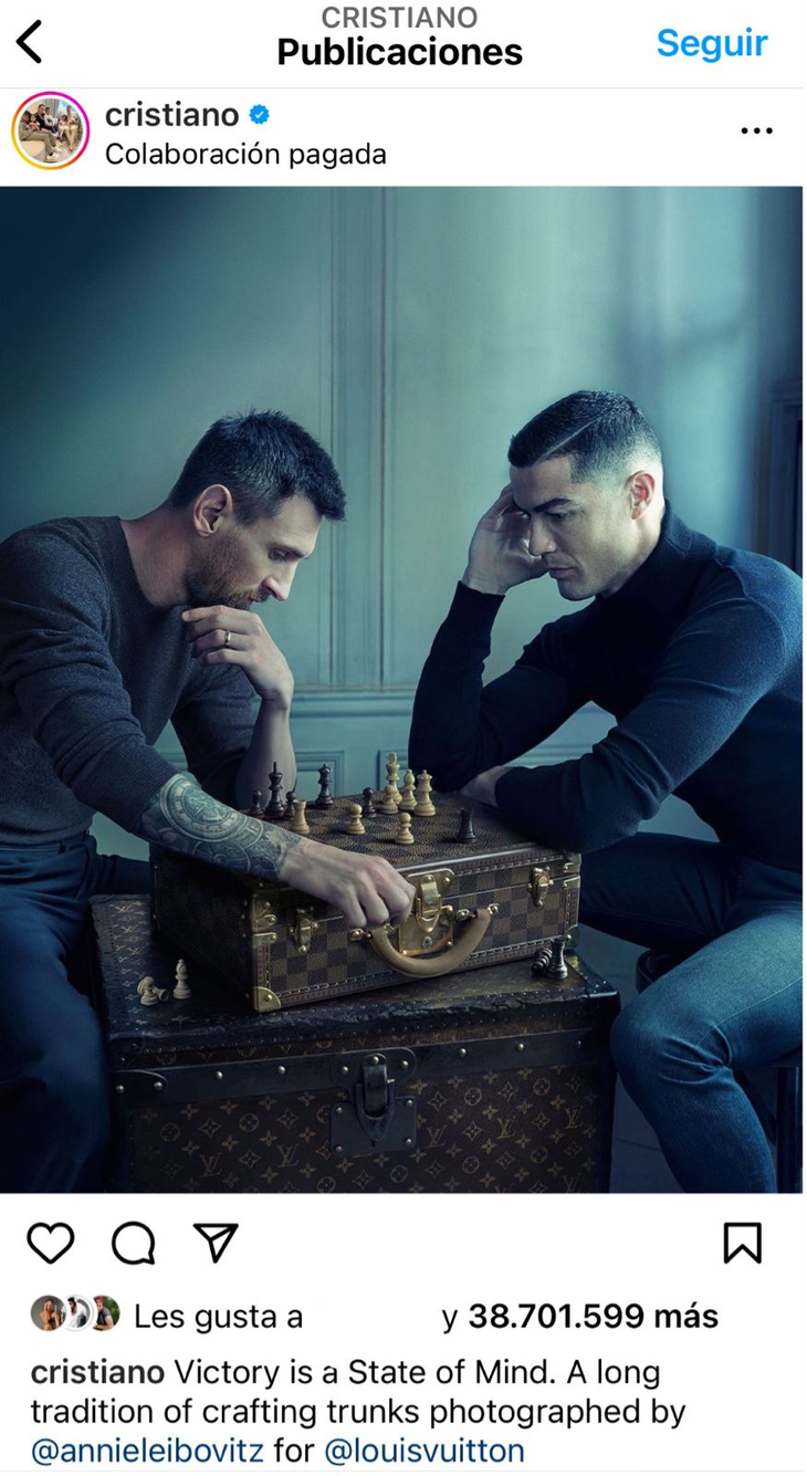 Messi y Cristiano: las estrellas que más seguidores tienen en Instagram