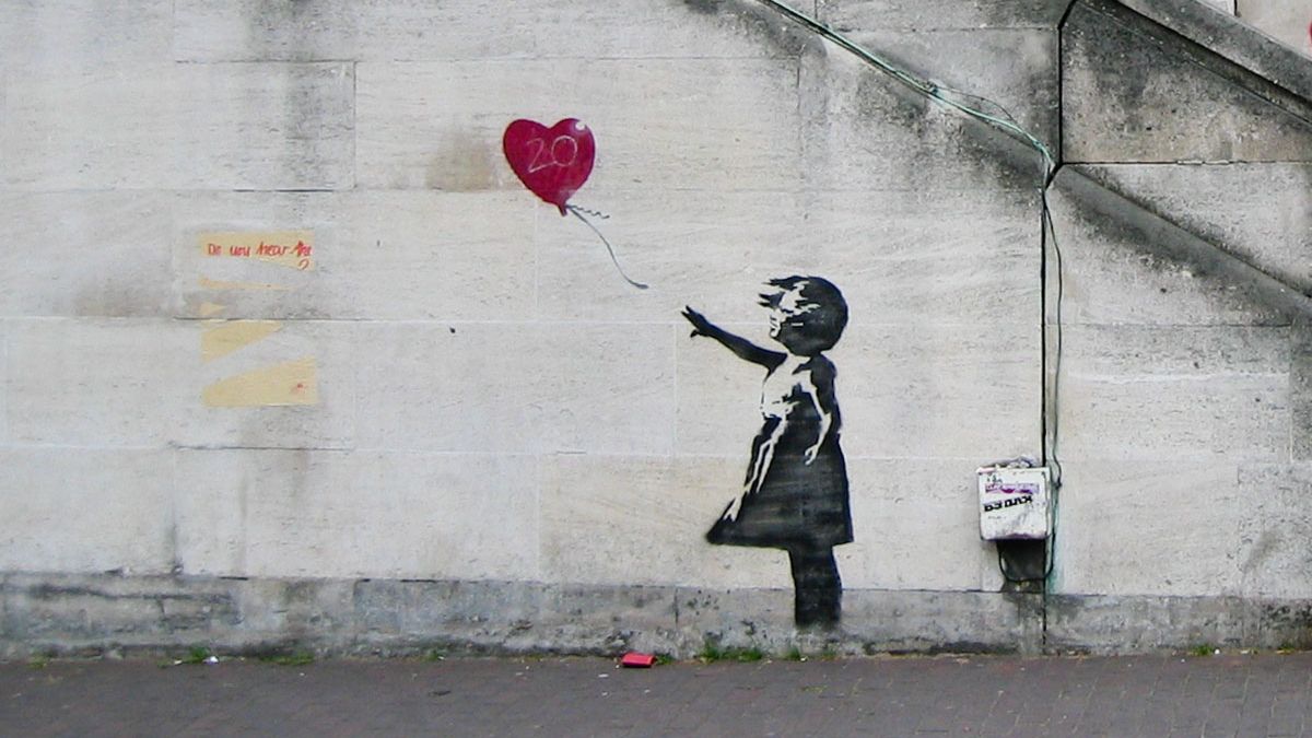 Bansky fue invitado por un histórico pueblo italiano para plasmar su ...