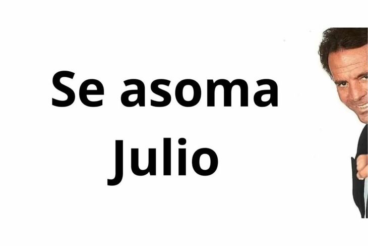 Los mejores memes de Julio Iglesias por el comienzo de julio 2025