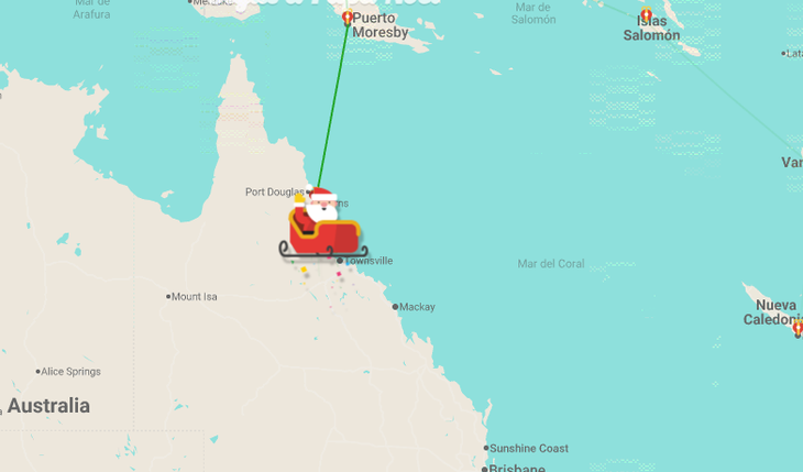 Sigue a Santa Claus EN VIVO hasta su llegada a México: MAPA EN DIRECTO ...