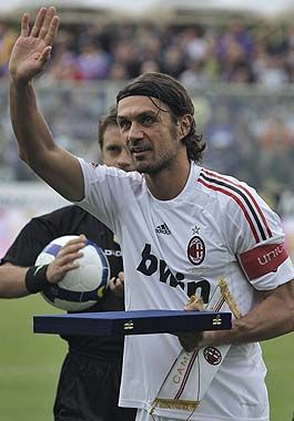 Maldini se retiró del fútbol