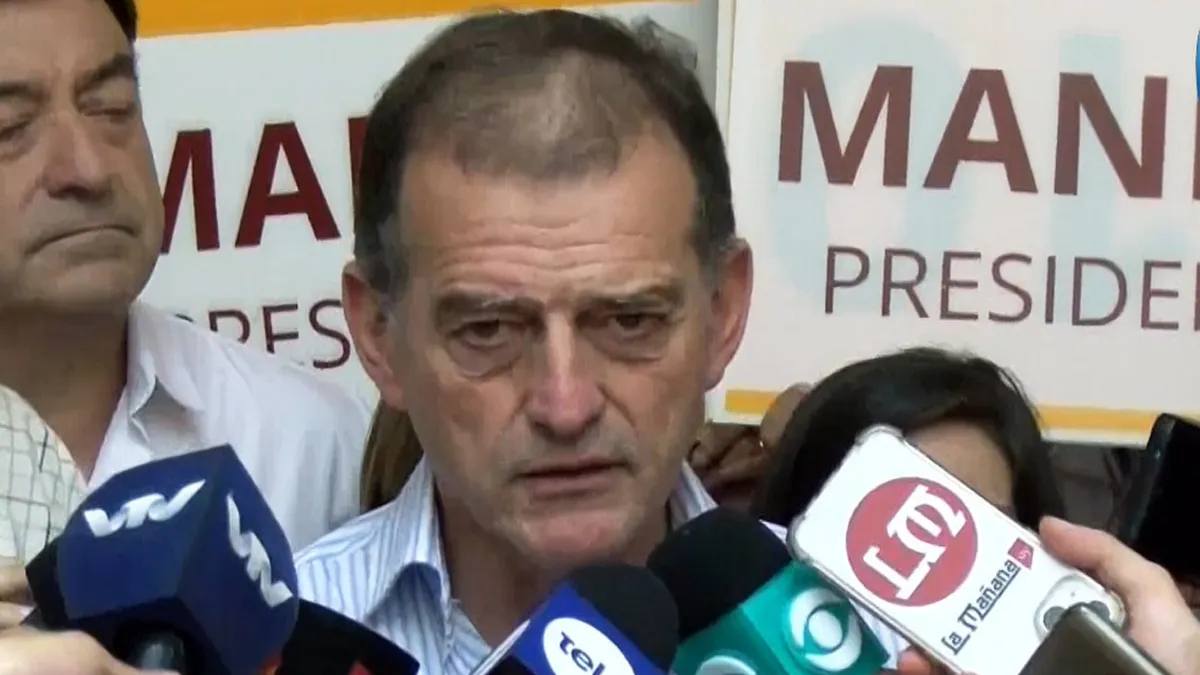 Guido Manini Ríos habló sobre el arresto de su hijo. A los que se ...