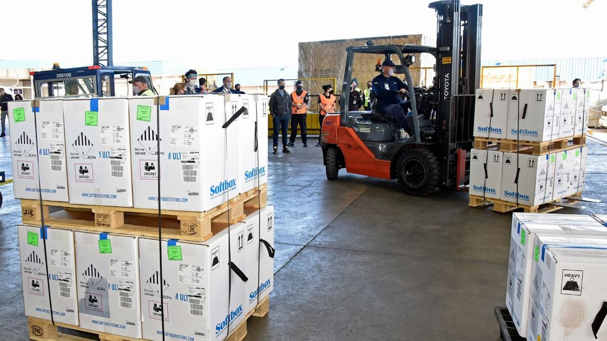 Llegaron al país más de 160 mil dosis de Pfizer