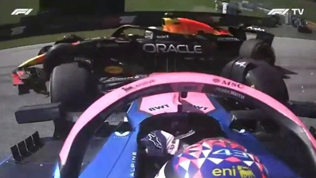 Así fue el choque de Tsunoda y Franco Colapinto en el Gran Premio de ...