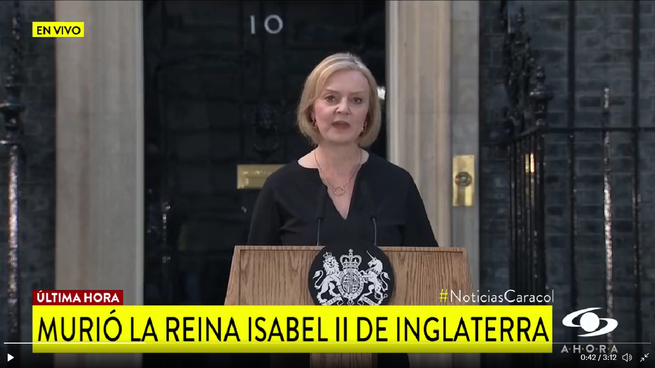 Elizabeth Truss, la nueva primera ministra británica, lamentó la muerte de la reina Isabel II ...