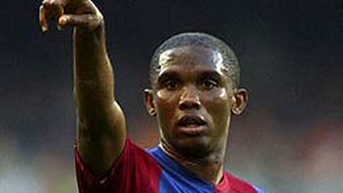 Eto´o, lejos del Barcelona y cerca del Milan