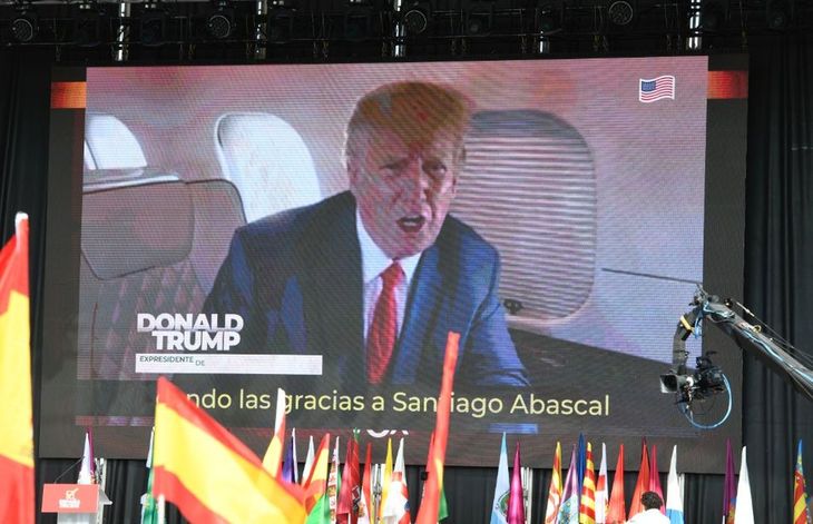 Acto de Vox: Trump y Meloni sumaron su apoyo a la ultraderecha española