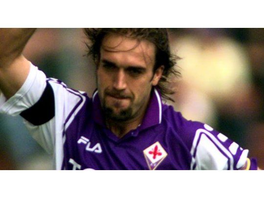 Emotiva carta de Batistuta al fallecido capitán de Fiorentina