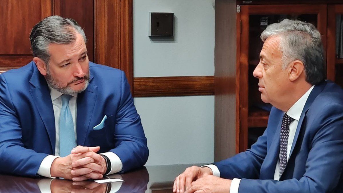 En una gira por EEUU, Cornejo se reunió con el senador Ted Cruz