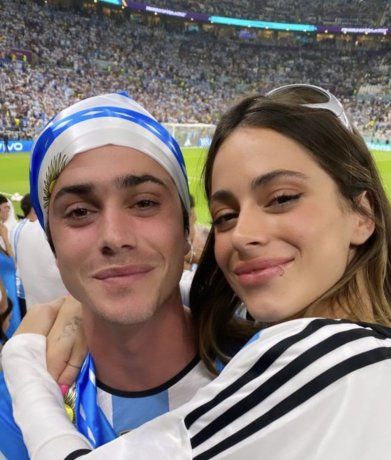 Tini llegó a Qatar para apoyar a De Paul: las imágenes y videos en el ...