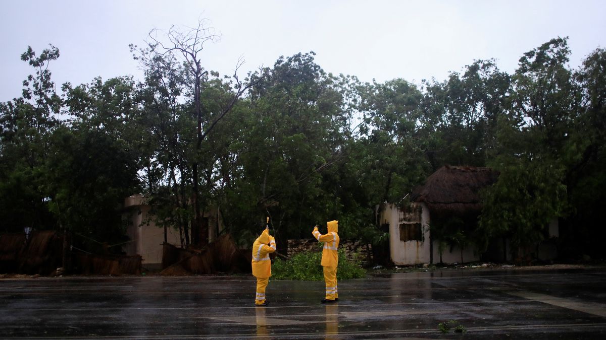 Así quedó Tulum tras el paso del Huracán Beryl como categoría 2