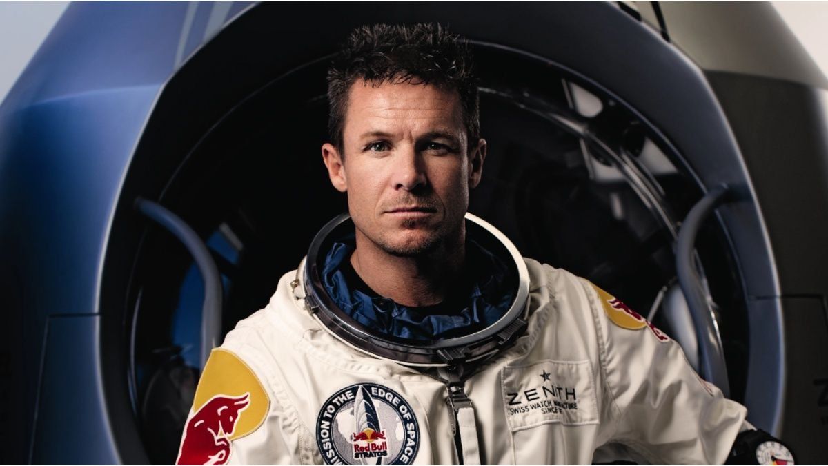 Se conoció el video del último vuelo de Felix Baumgartner: Lo grabé sin ...