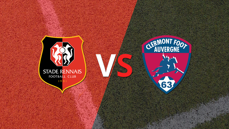 Stade Rennes superó a Clermont Foot con dos tantos de Arnaud Kalimuendo