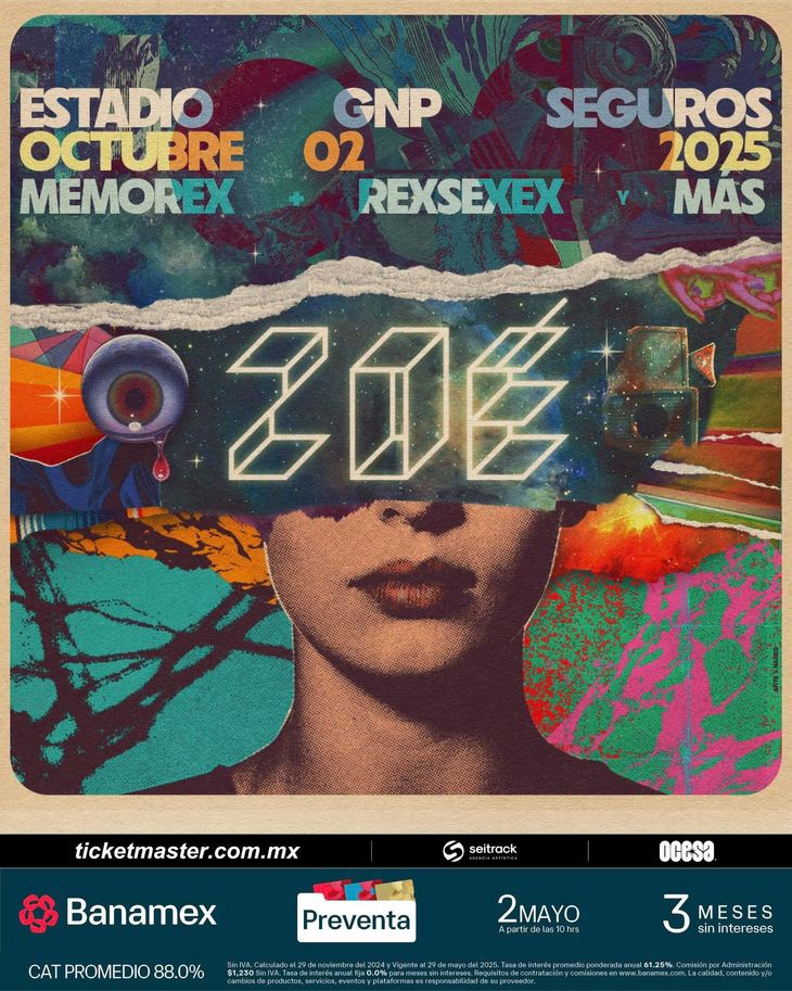 ZOÉ en MÉXICO 2025: fechas, venta de boletos y precios confirmados