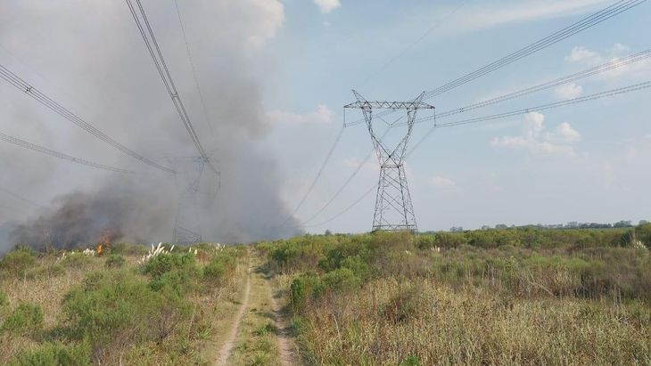Corte masivo de luz: informan que fue causado por un incendio en Campana