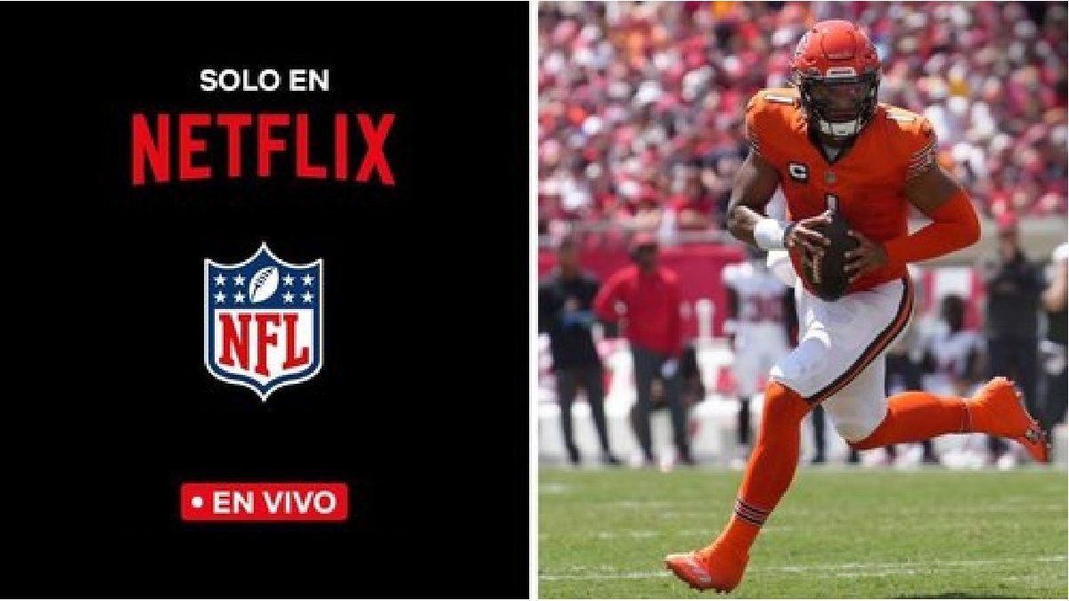 Netflix emitirá partidos de la NFL en vivo por primera vez